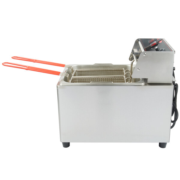 Cecilware EL15 Stainless Steel Electric Commercial Countertop Deep ...