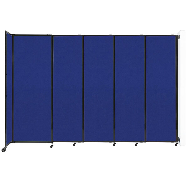 Versare 7490505 Royal Blue StraightWall Wall-Mounted Sliding Room ...