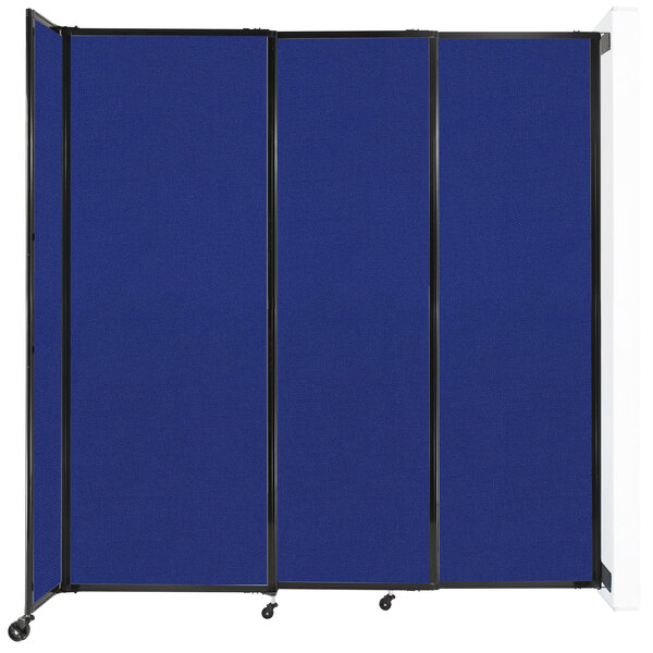 Versare 7490305 Royal Blue StraightWall Wall-Mounted Sliding Room ...