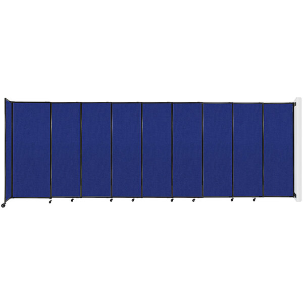 Versare 7482905 Royal Blue StraightWall Wall-Mounted Sliding Room ...
