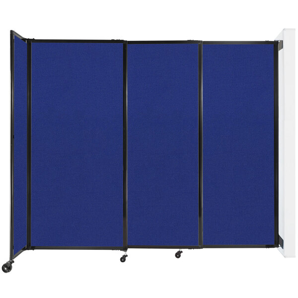 Versare 7472305 Royal Blue StraightWall Wall-Mounted Sliding Room ...