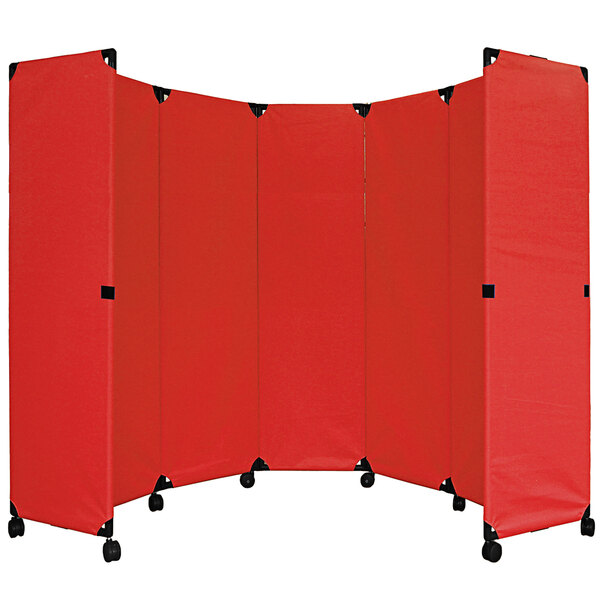 Versare 1709004 Red MP10 Economical Folding Portable Partition - 10' x ...