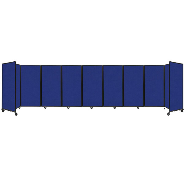 Versare 1172905 Royal Blue Foldable Room Divider 360 - 25' x 6'
