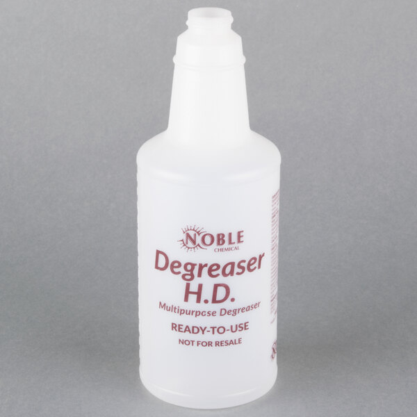 32 oz. Labeled Bottle for Noble Chemical Heavy Duty Degreaser (IMP 5032WG)