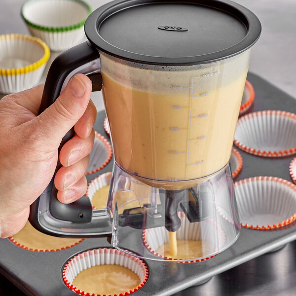 OXO 11231000 Good Grips 32 oz. Precision Batter Dispenser with ...