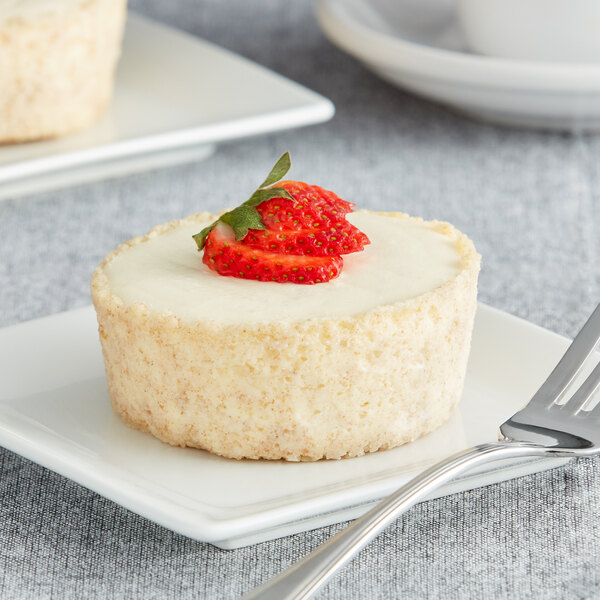 David's Cookies Annie's 4 oz. Mini New York Cheesecake - 24/Case