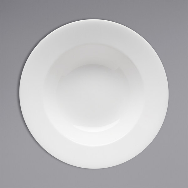 Fortessa 6200.F0000.38 Ilona 24 oz. Bright White Wide Rim China Pasta ...