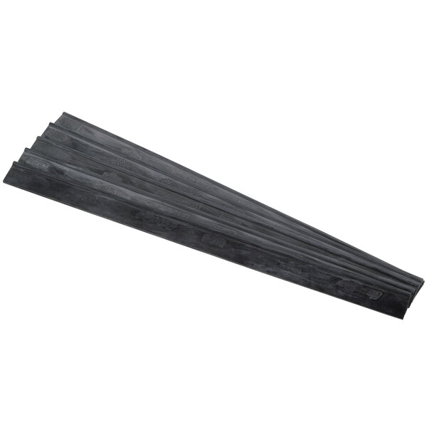 Unger RT300 ErgoTec 12" Soft Rubber Replacement Squeegee Blade - 12/Pack