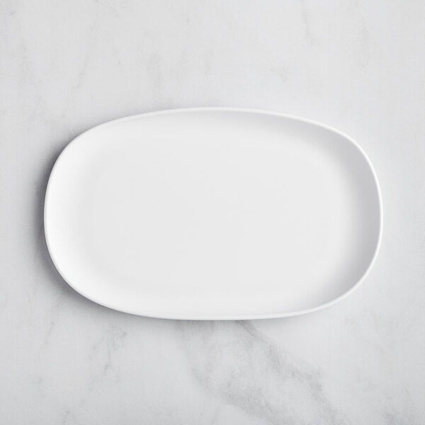 GET Enterprises CS-1275-W Riverstone 12 1/2" x 7 1/2" White Irregular ...