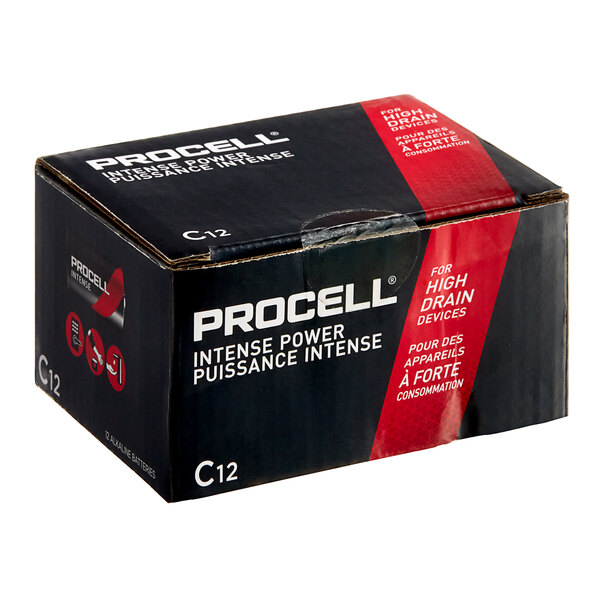 Procell PX1400 Intense Power C 1.5V Alkaline Batteries - 12/Pack
