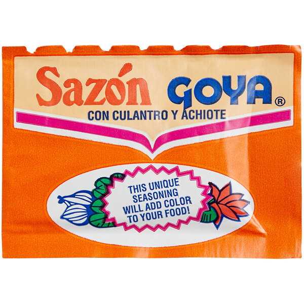 Goya 3.52 oz. Sazon Seasoning Packets - 20/Box