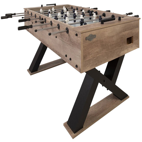 American Legend AL2010W Kirkwood 54" Rustic Blond Wood Foosball Table