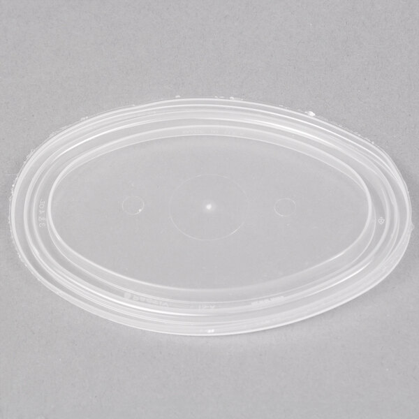 Pactiv Newspring E1034LD ELLIPSO 3 oz. & 4 oz. Clear Oval Plastic ...