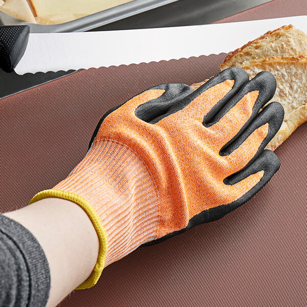 Mercer Culinary Millennia A4 Level Cut-Resistant Food Processing Gloves ...