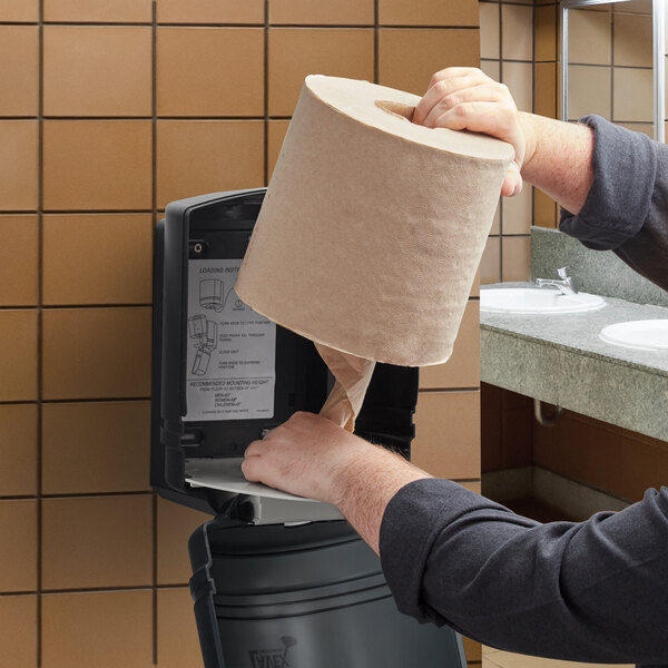 Lavex 2-Ply Natural Kraft Mini Center Pull Paper Towel Roll, 264 Feet ...