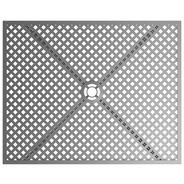 Lancaster Table & Seating Harbor Gray 24" x 30" Rectangular Dining ...