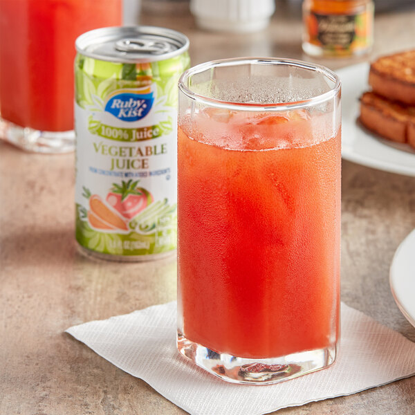 Ruby Kist 5.5 fl. oz. Vegetable Juice - 48/Case