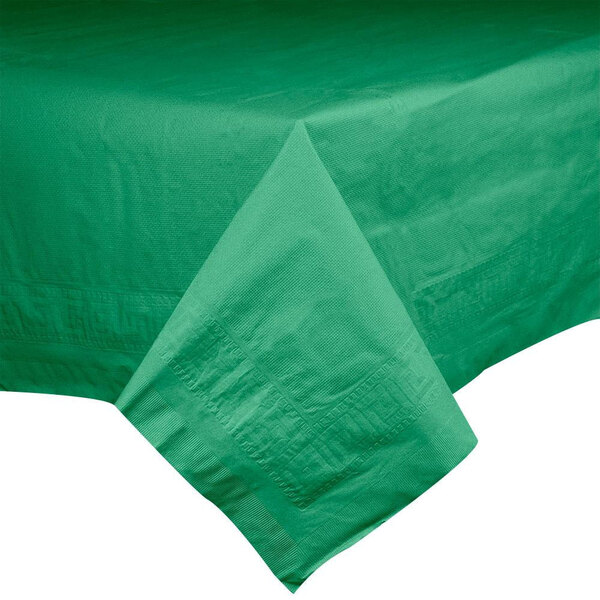 Hoffmaster 220629 54" x 108" Cellutex Jade Green Tissue / Poly Paper ...