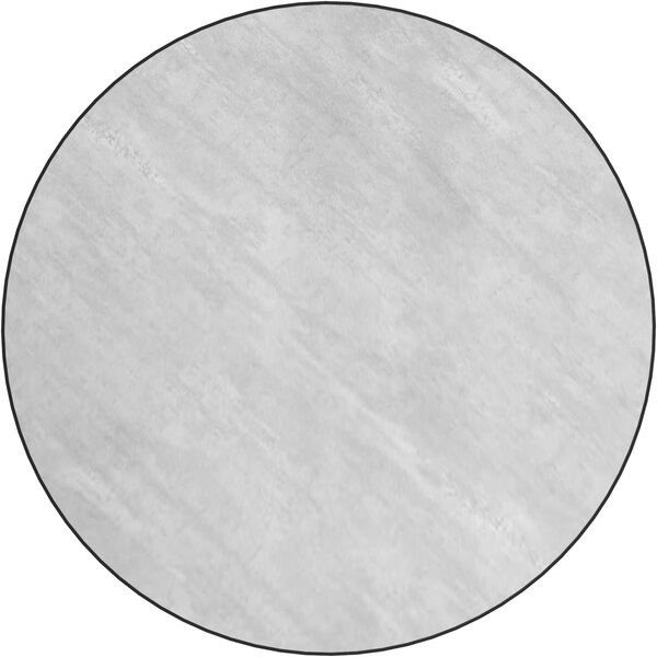 Lancaster Table & Seating 36" Round Reversible White / Gray Slate ...