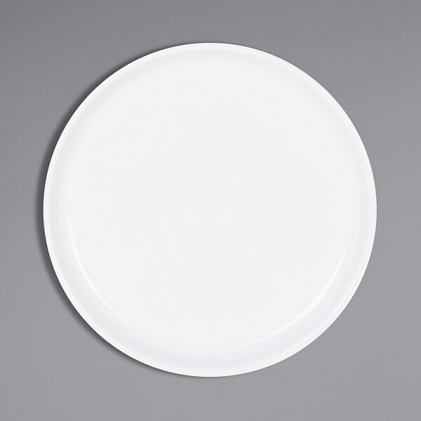 Elite Global Solutions B190080-W Monet 8" White Raised Rim Melamine ...