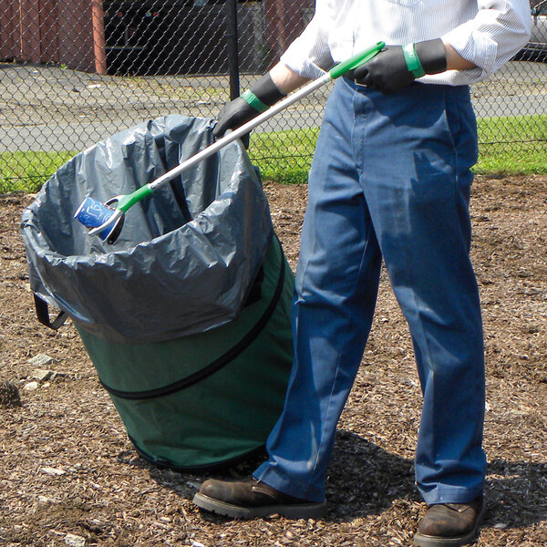 Unger NB300 Nifty Nabber Green 40 Gallon Portable Garbage Can