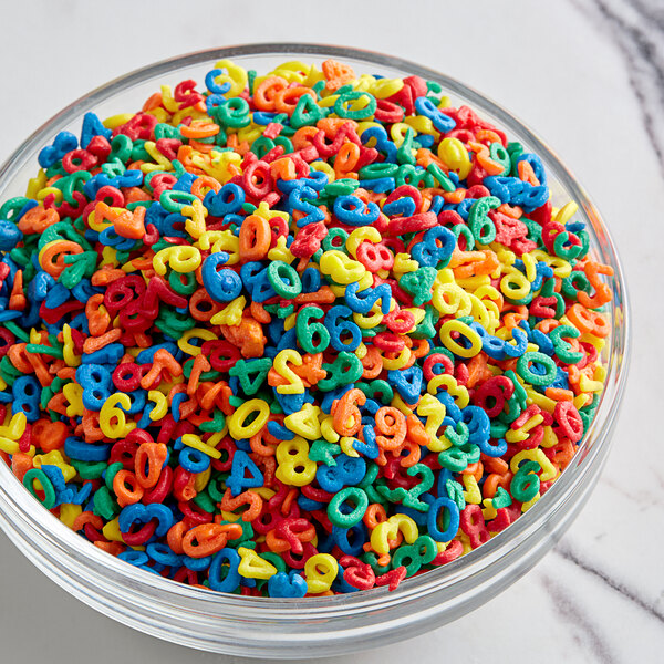 Mavalerio Rainbow Number Sprinkles 10 lb.