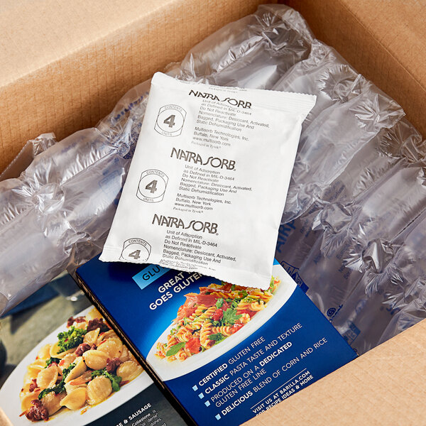 Multisorb NatraSorb 4 Units Desiccant Silica Packet 02-03127DG03 - 500/Case