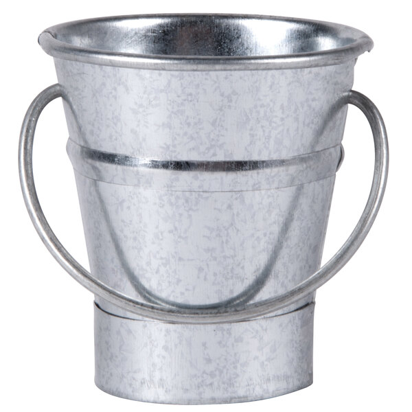 American Metalcraft GP2 Mini Galvanized Pail - 2 1/2"