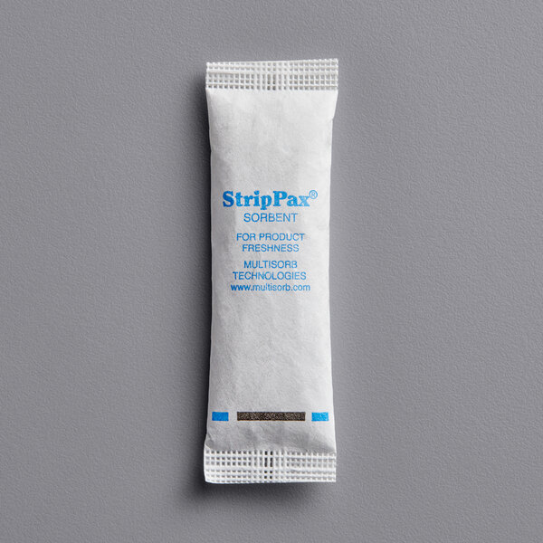 Multisorb StripPax 5 Gram Desiccant Silica Packet 02-30021CG113 - 1800/Case