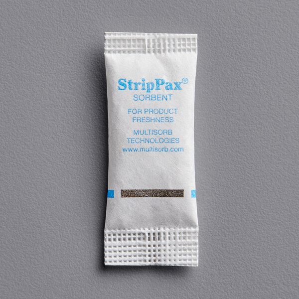 Multisorb StripPax 1 Gram Desiccant Silica Packet 02-30021CG105 - 6000/Case