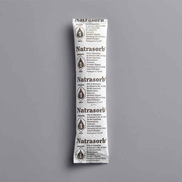 Multisorb NatraSorb 1 Unit Desiccant Silica Packet 02-02091CG11 - 300/Case