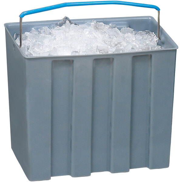 Follett DEV1160SG-56-75 56" Ice Storage Bin with 75 lb. Ice Cart- 1170 lb.