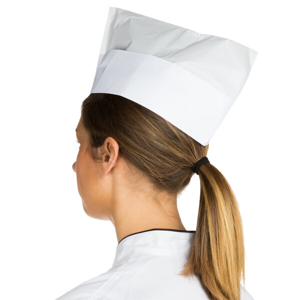 Paper Diner Hats (White) - 100/Box