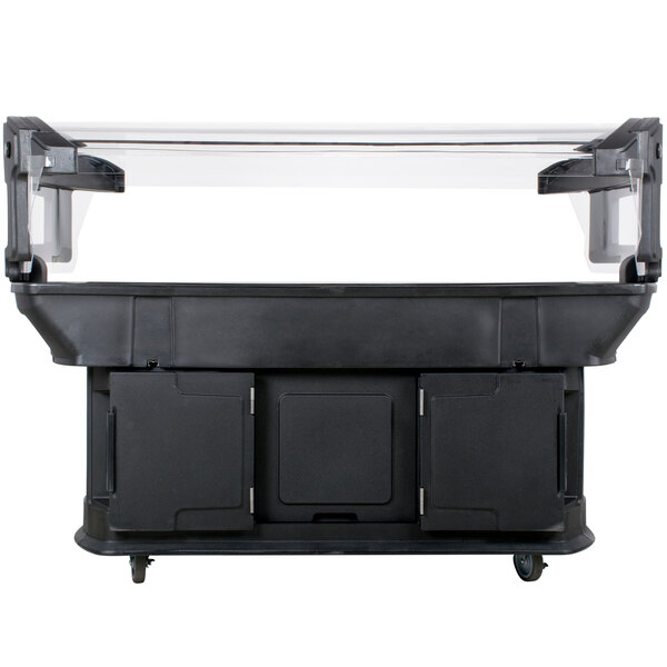 Carlisle 771103 Black 6' Maximizer Portable Food / Salad Bar