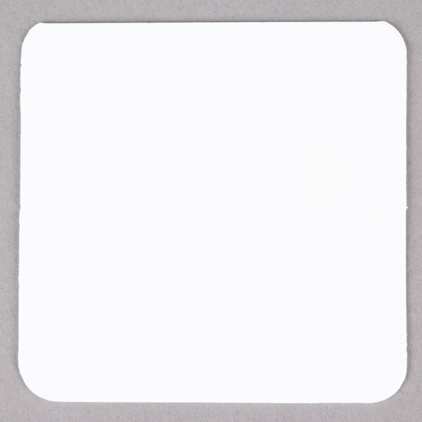 Square Write-On Deli Tag with Black Checkered Border - 25/Pack