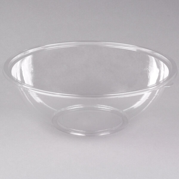 Sabert 12320 FreshPack 320 oz. Clear PET Round Bowl - 25/Case