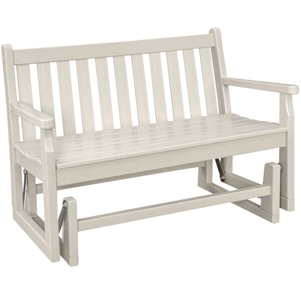 POLYWOOD Traditional Garden 47 1/2" x 24 1/4" Sand Glider