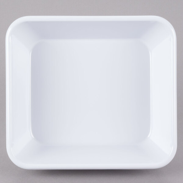 GET ML-177-W 3 Qt. 10" x 8 3/4" White Melamine Rectangular Casserole ...