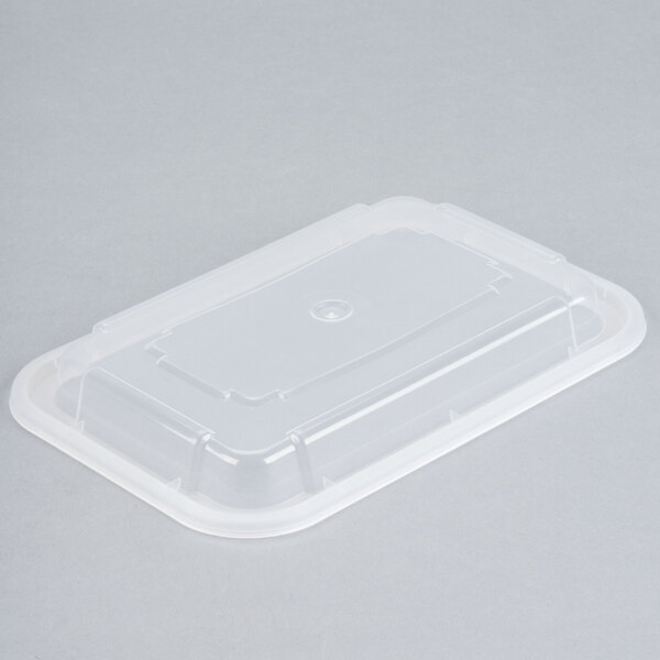 Pactiv Newspring NC8168B 16 oz. Black 5" x 7 1/4" x 1 1/2" VERSAtainer ...