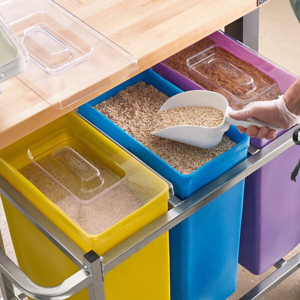 Baker's Lane 10 Gallon / 160 Cup Blue Ingredient Bin
