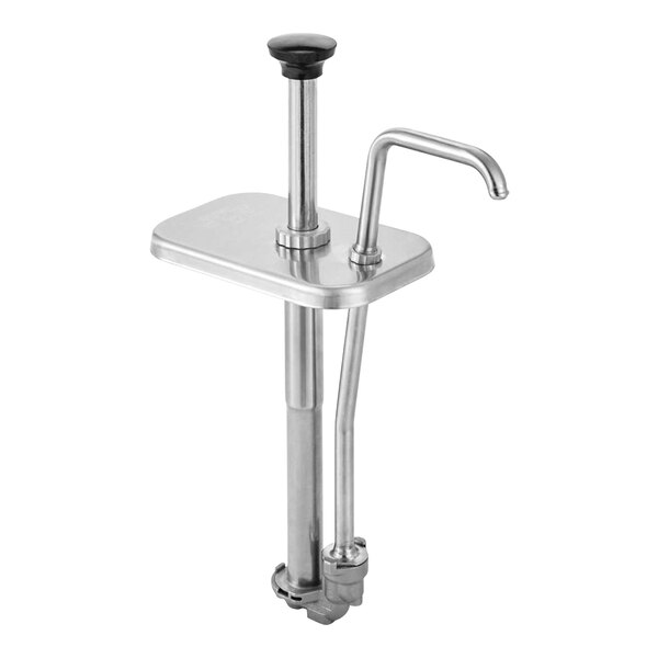 Server Stainless Steel 1.25 oz. Pump with Lid for Standard 3.5 Qt ...