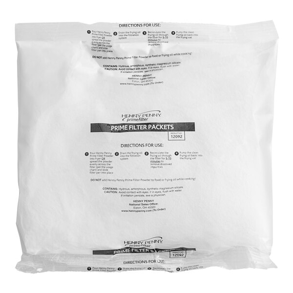 Henny Penny 12092 Prime Filter Packet 4.8 oz. - 90/Pack