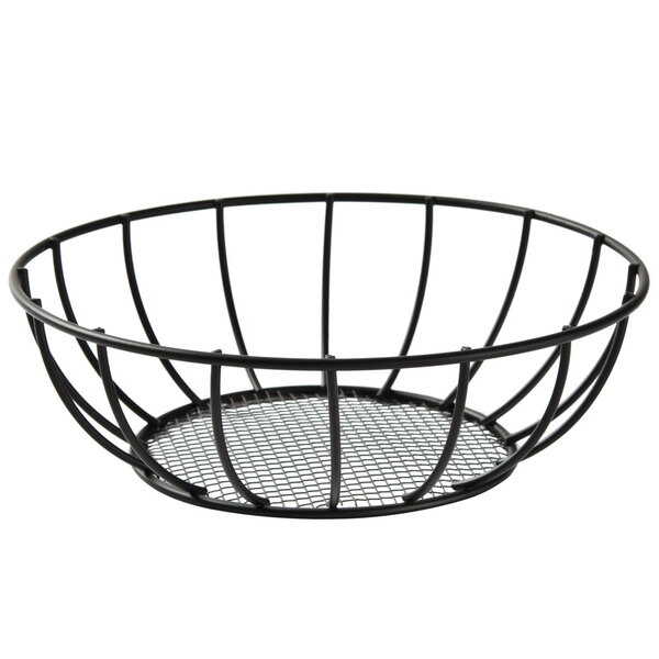American Metalcraft SSB28 8" Straight-Sided Mesh Bottom Basket