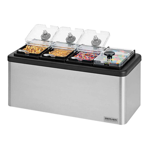 Server Mini 4 Compartment Insulated Countertop Stainless Steel ...