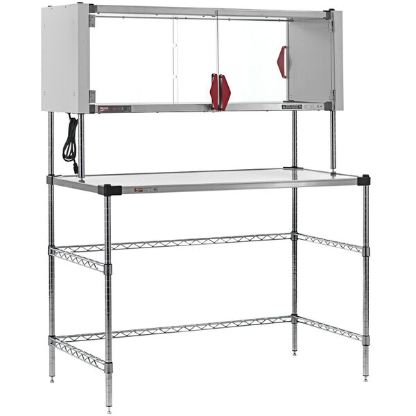 Metro Super Erecta EZHSE36W-KIT 24" x 36" Workstation with Stainless ...