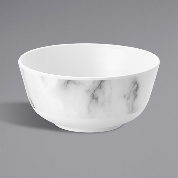 Bon Chef Matte Marble 16 oz. Melamine Bowl