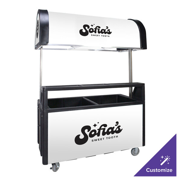 IRP 3805059 ICC-1 Black 256 Qt. Customizable Illuminated Concessionaire