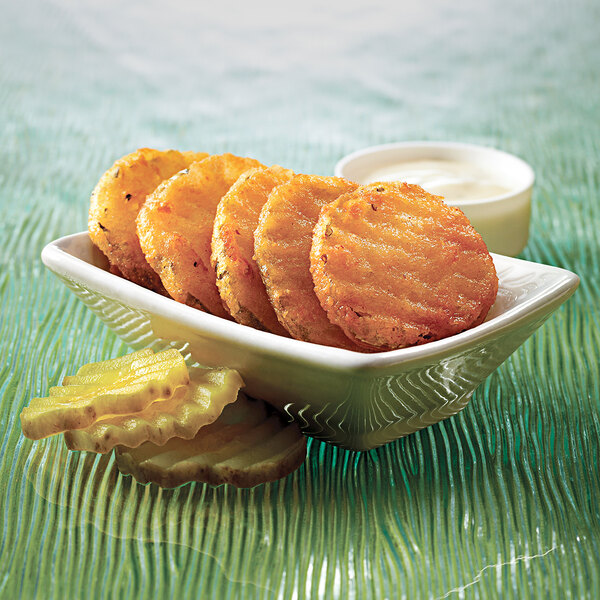 Fred's Battered Pickle Chips 2 lb. - 6/Case