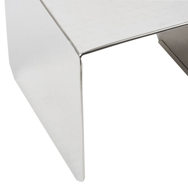 American Metalcraft RSH1 Hammered Stainless Steel Riser Set