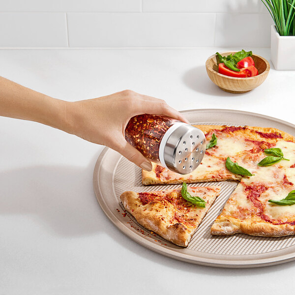 OXO Good Grips 8 oz. Glass Shaker with Adjustable Stainless Steel Top ...